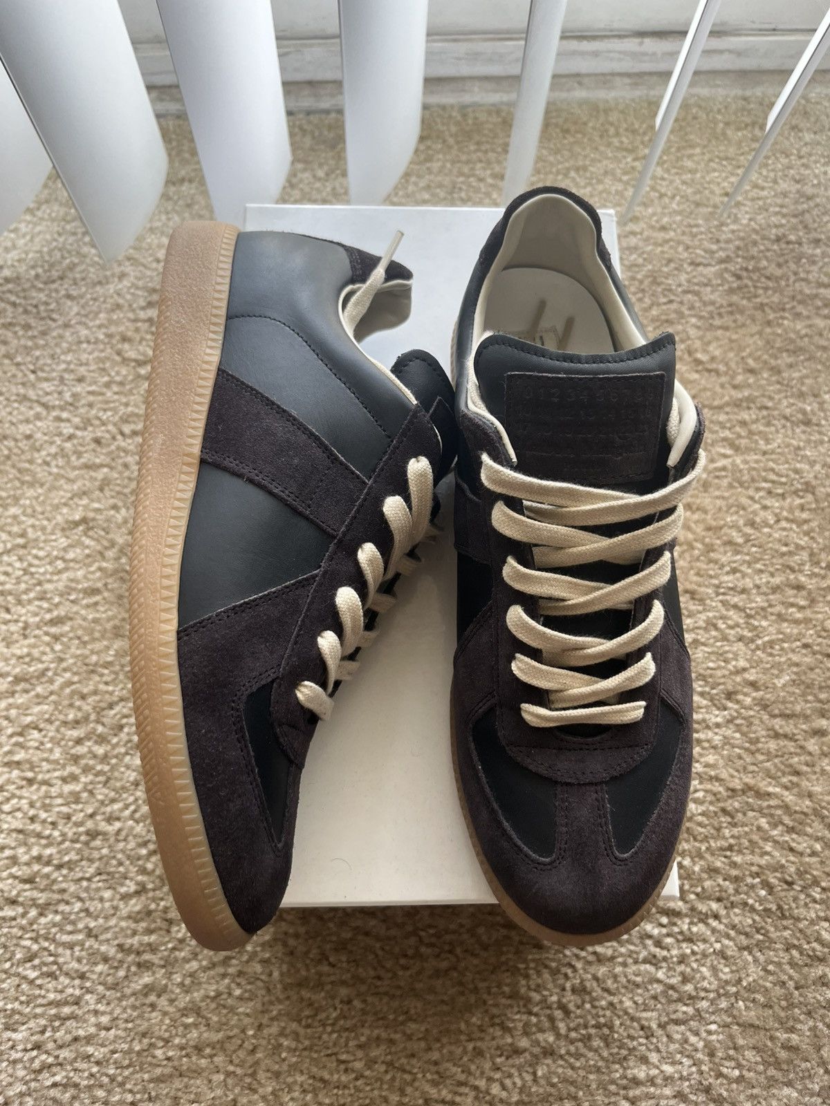 Maison Margiela Replica Gat Brown/Black | Grailed