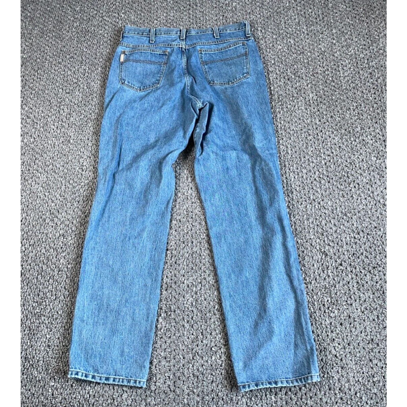 Vintage Cinch Relaxed Fit Straight Leg Jeans Men's 36 x 36 Blue Denim ...
