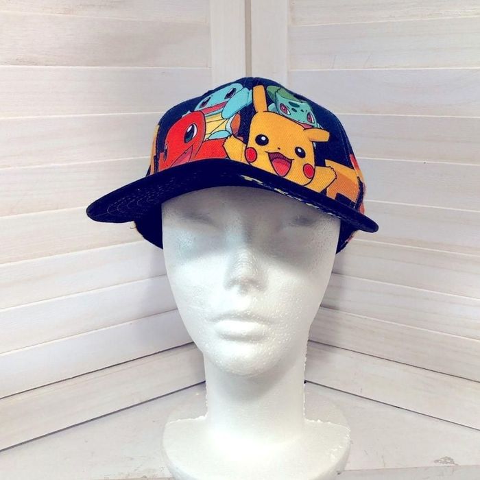 Pokemon Pokémon Characters yellow black cotton baseball hat adult | Grailed