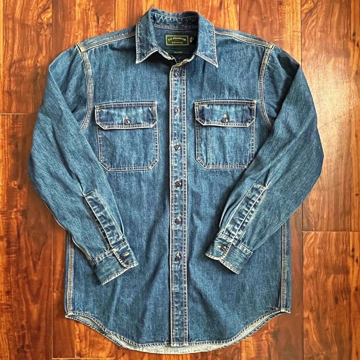 Filson Filson Heavy Denim Work Shirt | Grailed