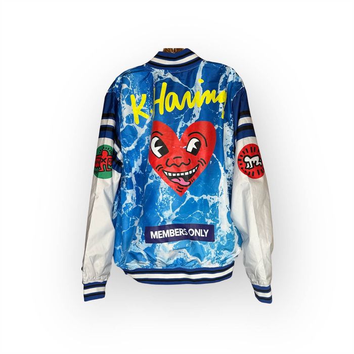 Members Only NWT Keith Haring Members Only Tokyo Pop Jacket Size Large ...