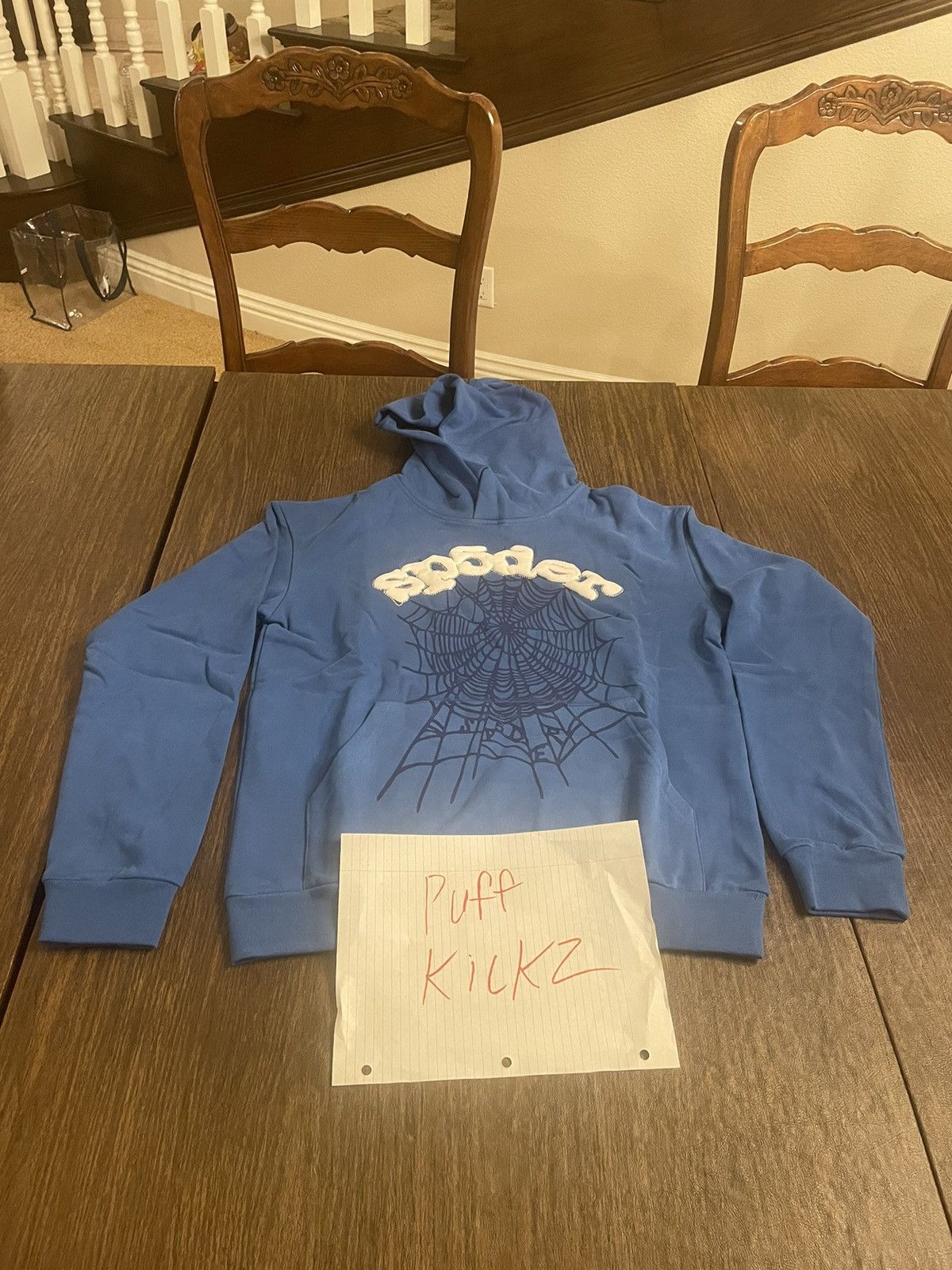 Young Thug Spider Blue Hoodie | Grailed
