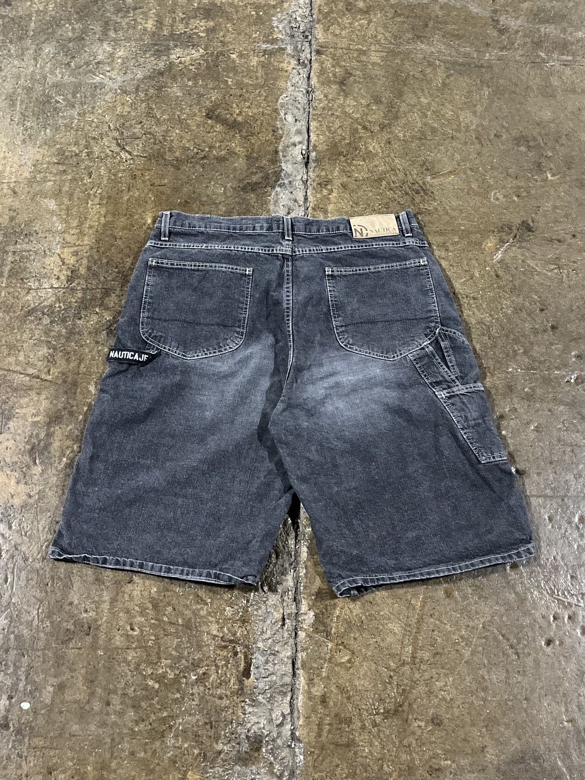 Vintage Crazy Y2K Nautica Carpenter Jorts Faded Baggy Skater Shorts ...