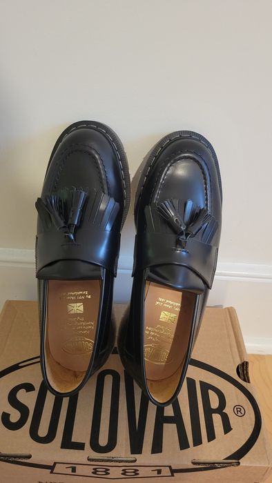 Solovair Solovair Hi-Shine Tassel Loafers | Grailed