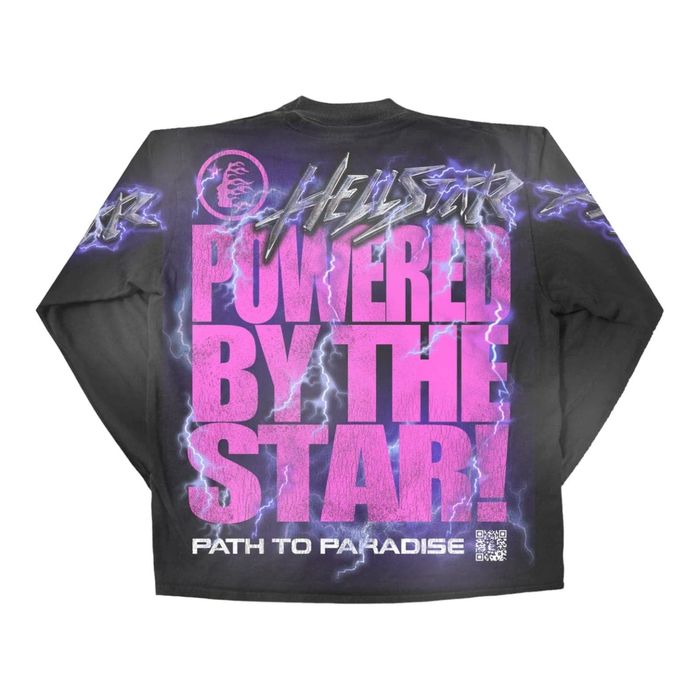 HELLSTAR Hellstar Studios Brain Helmet Long Sleeve Tee Shirt Black ...