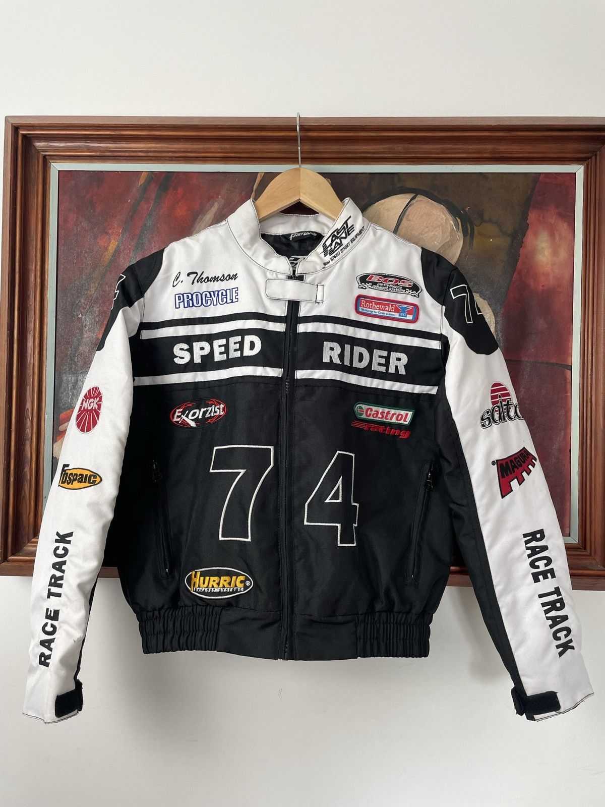 NASCAR Racing Jacket Hype Streetwear Nascar Rare Speed Freak Fast | Grailed