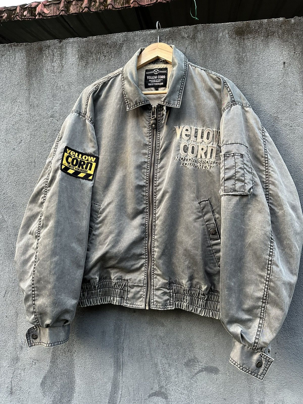 Bomber Jacket × Vintage × Yellow Corn 👹Vintage Yellow Corn Sledge ...