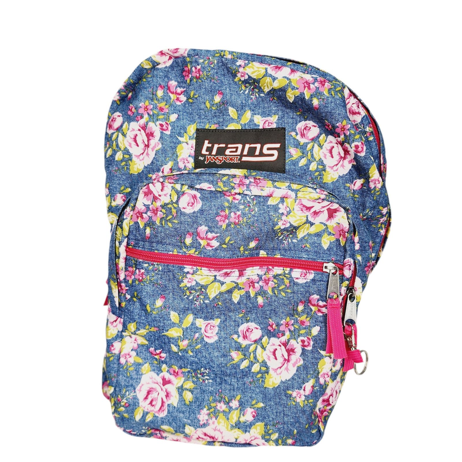 Jansport Trans By Jansport Pink Floral Rose Big Student Backpack | Grailed