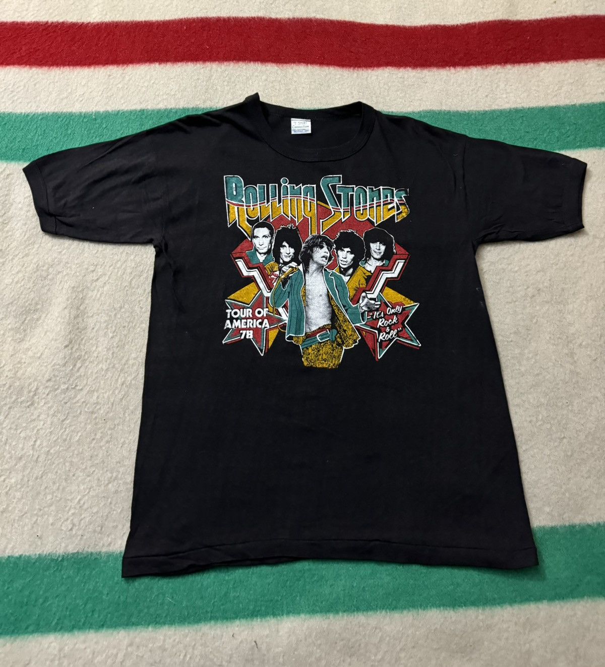 Band Tees × Rock Tees × Streetwear Vintage 1978 70s Rolling Stones ...