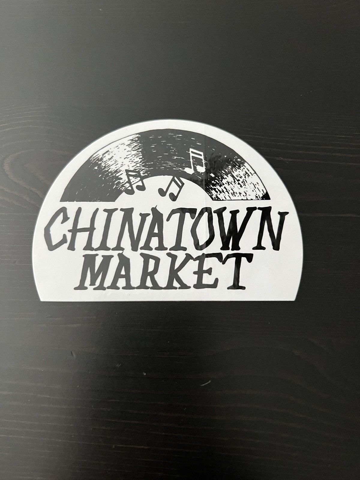 Market × Stickers Chinatown Market Record Music Logo Sticker | Grailed