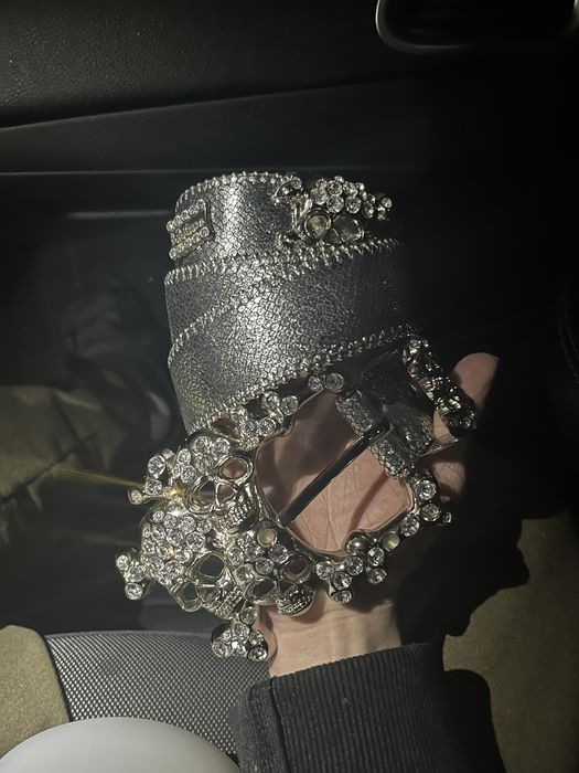 B.B. Simon Skull pile bb belt | Grailed