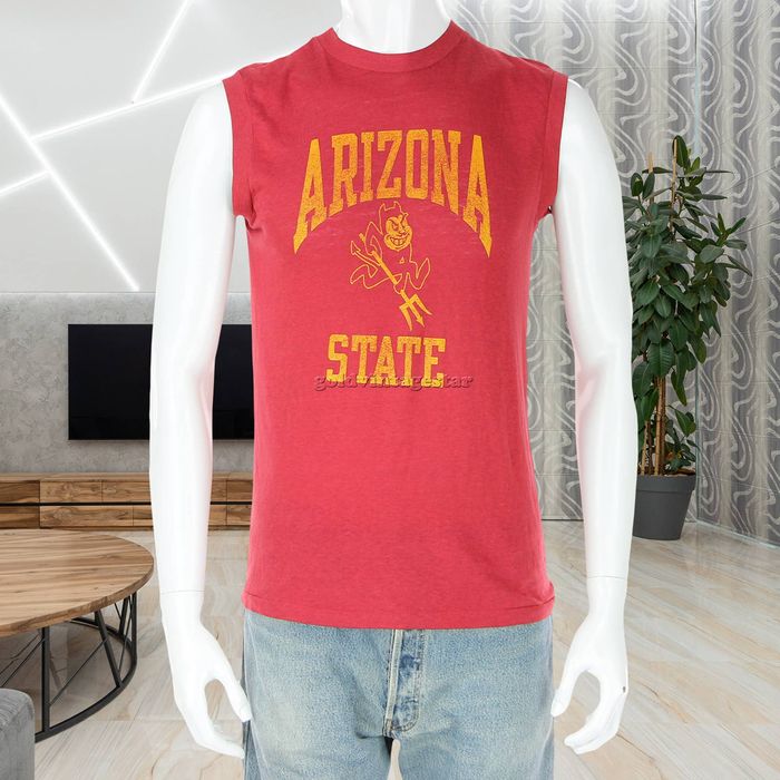 Champion 80s Vintage Arizona State Sun Devils ASU University T Shirt ...