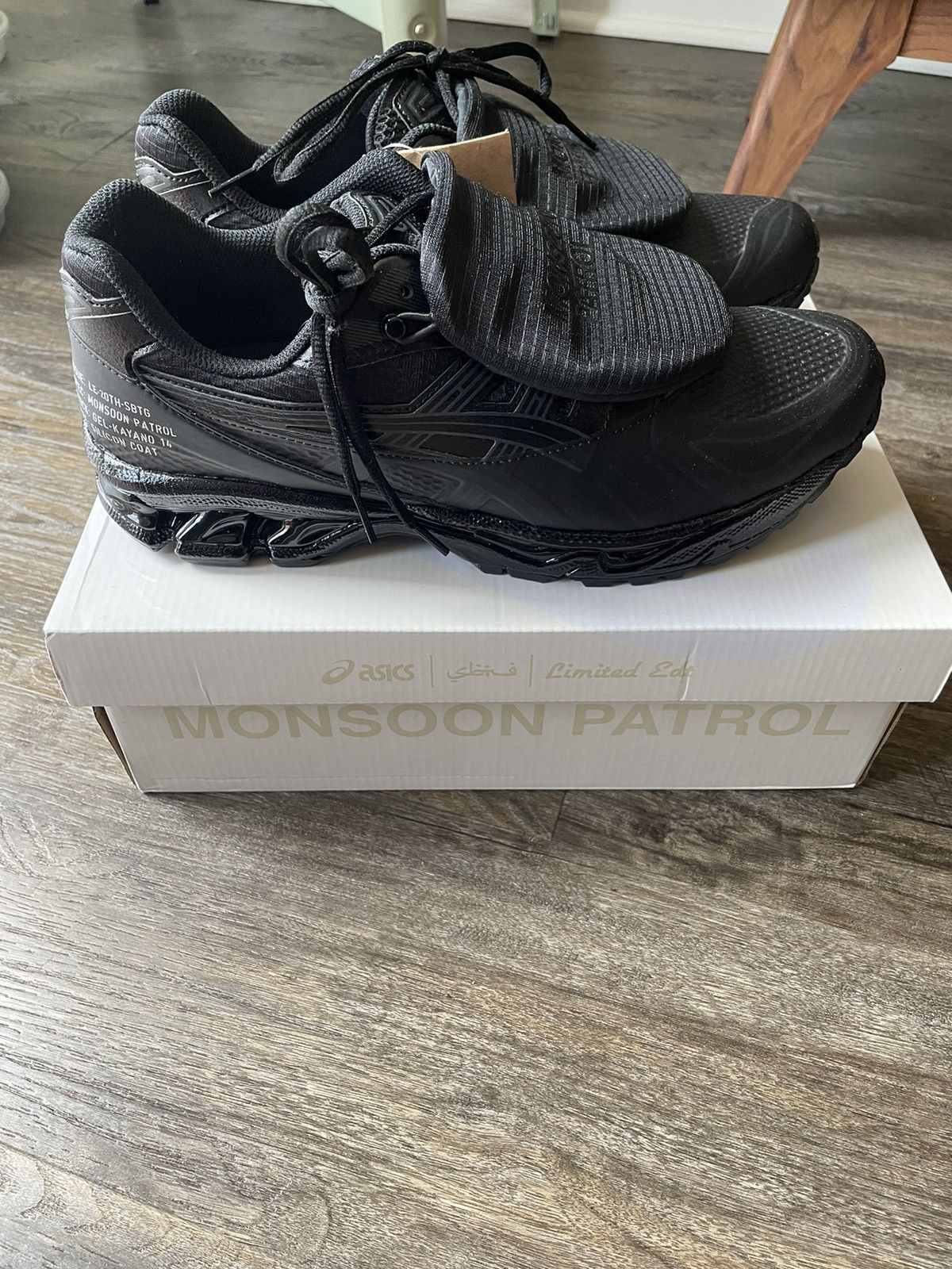 Asics ASICS Gel-Kayano 14 SBTG x Limited Etd Monsoon Patrol Black | Grailed