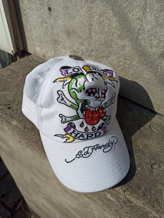 Ed Hardy Edhardy white tiger cap | Grailed