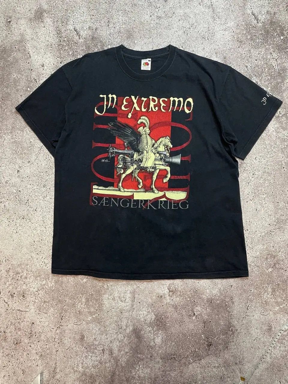 Band Tees × Rare × Vintage VINTAGE 2008 IN EXTREMO TOUR GRAPHIC TEE T ...