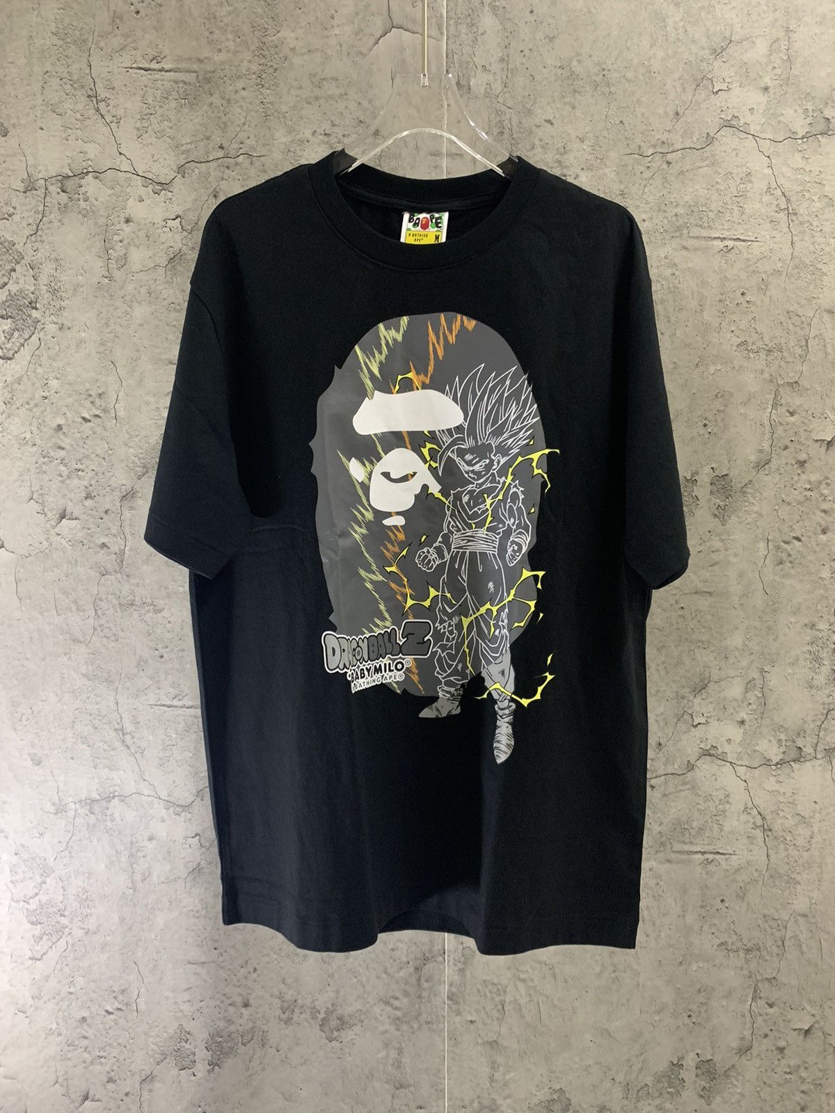 Bape Bape x Dragon Ball Z Son Gohan Ape Head Tee | Grailed