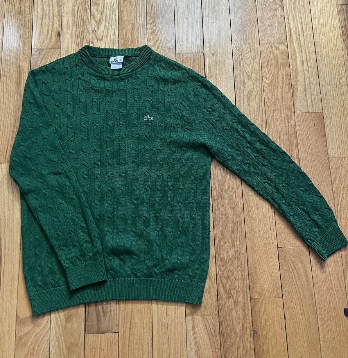 Lacoste × Vintage Vintage Green Lacoste Knitwear | Grailed