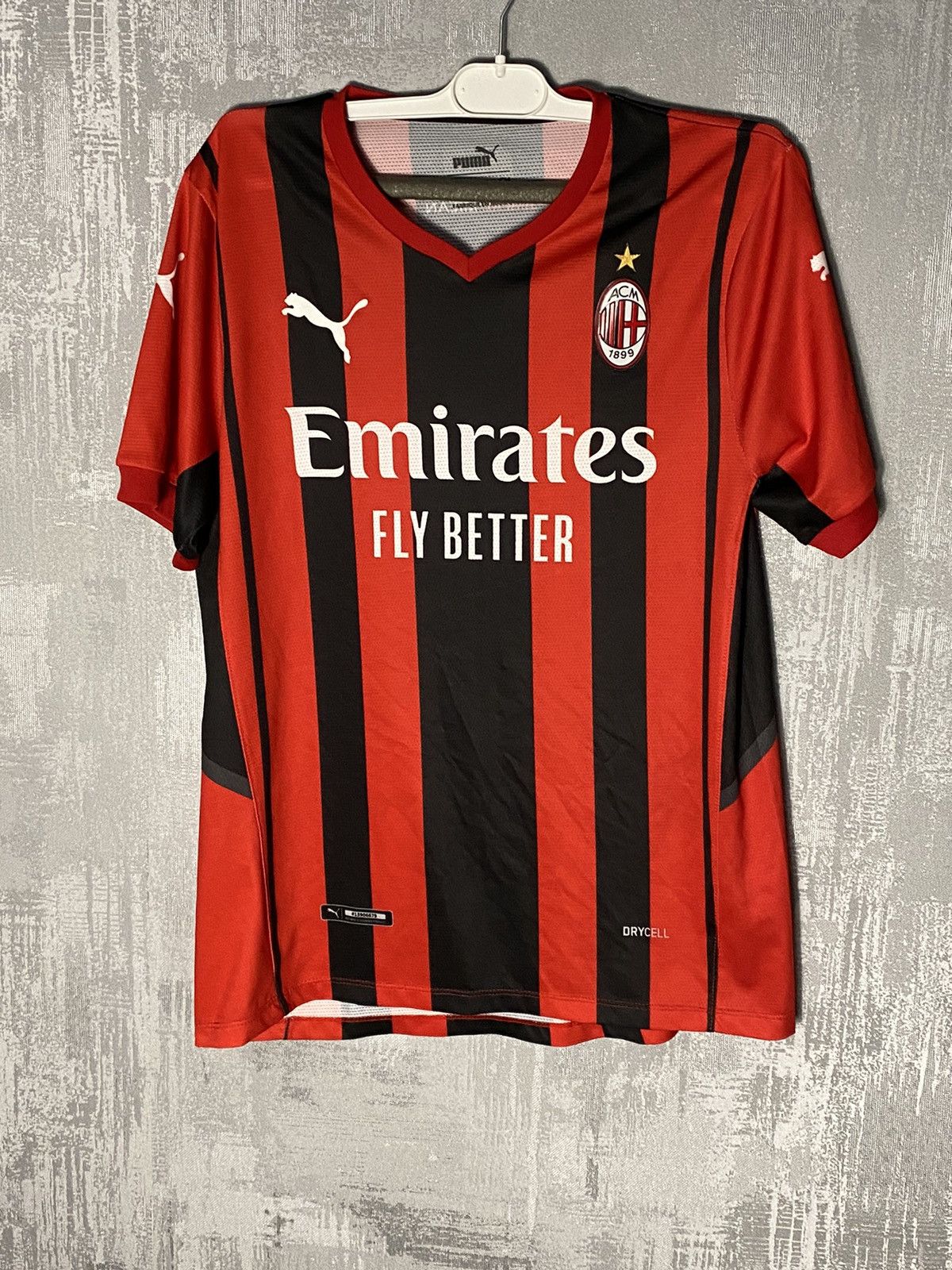 Puma × Soccer Jersey × Sportswear 2021 AC Milan Puma Soccer Jersey ...