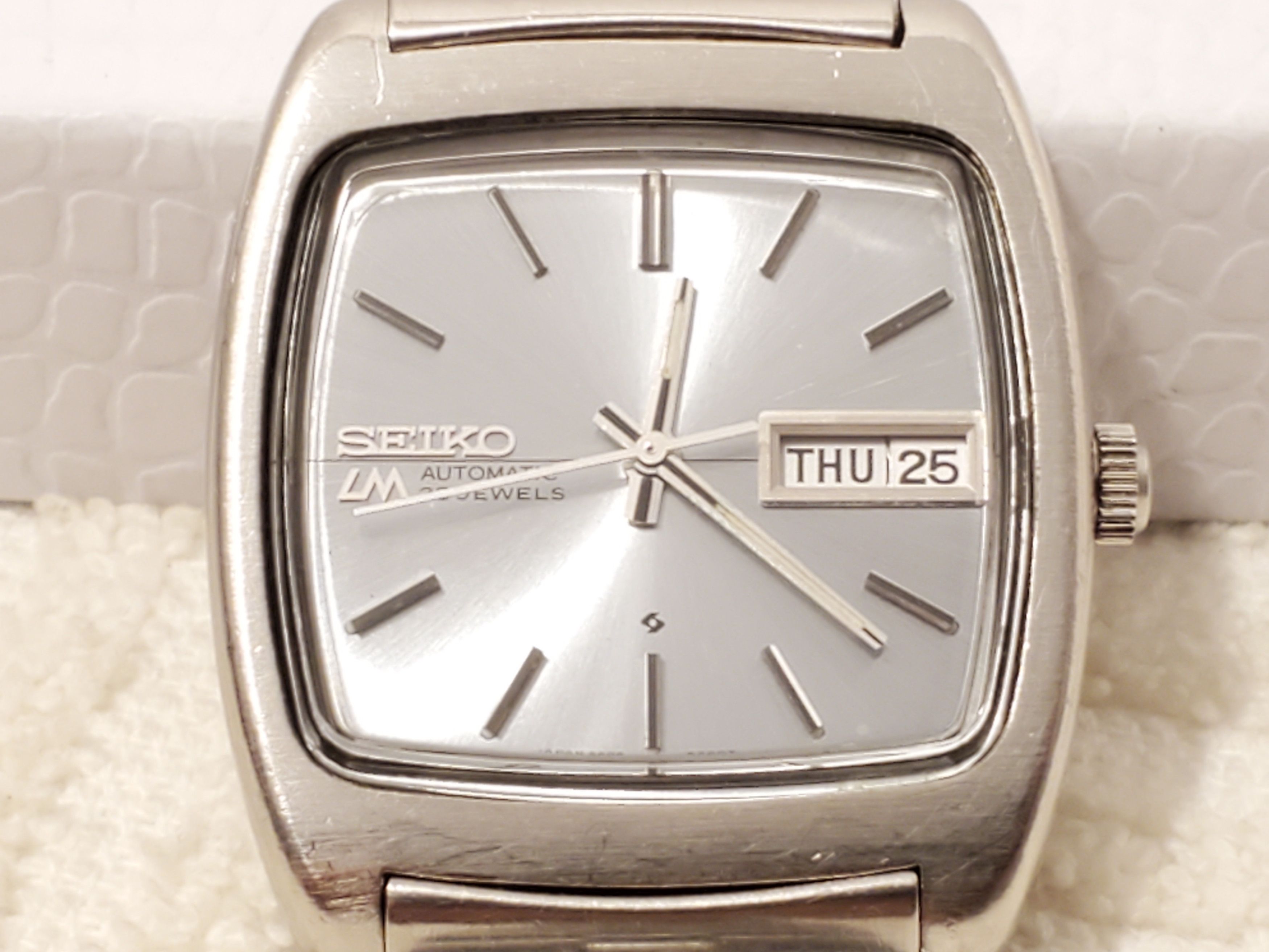 Seiko Seiko LM Automatic Men's Watch Day Date 23 Jewels Blue Dial | Grailed