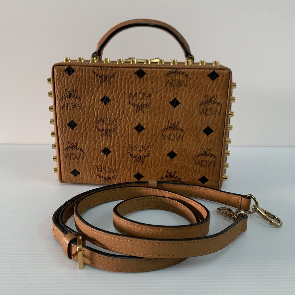MCM Authentic MCM Box Monogram LIMITED EDITION Bag | Grailed