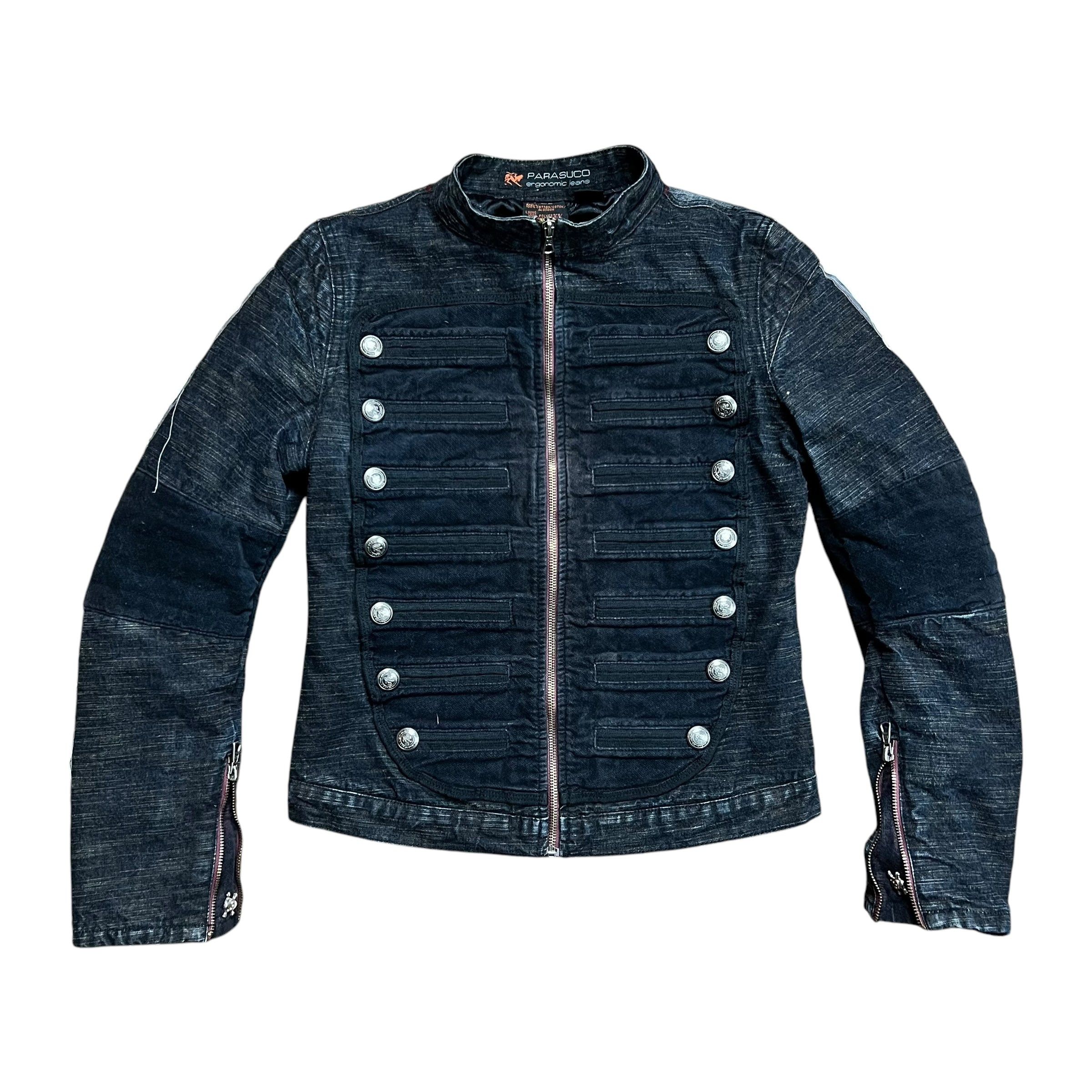 Parasuco × Vintage Parasuco Military Dark Denim Jacket - M | Grailed