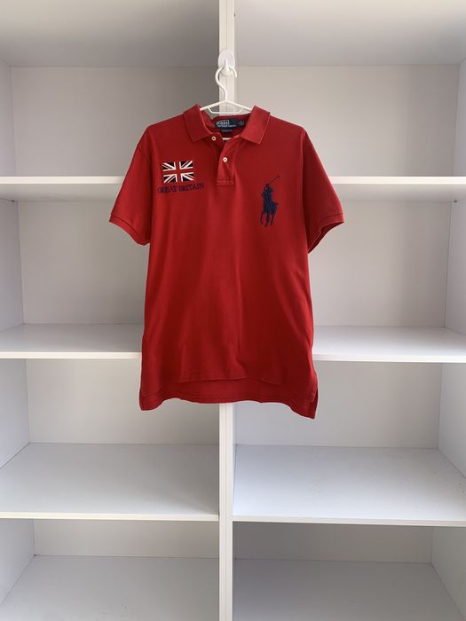 Polo Ralph Lauren Vintage Polo Ralph Lauren Great Britain 3 Polo T-shirt | Grailed