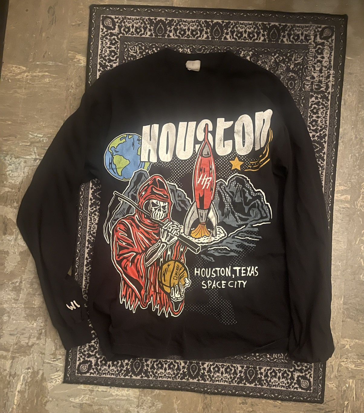 NBA × Warren Lotas Warren Lotas Houston Rockets Tee Shirt | Grailed