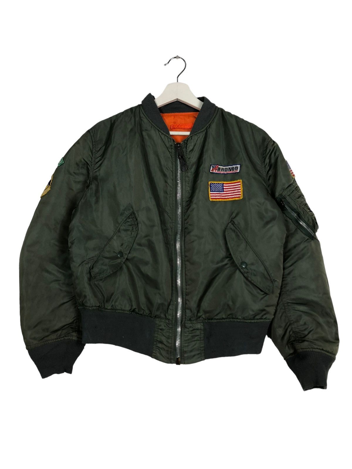 Vintage 🔥 1970s VINTAGE RIOT RIOT ALPHA BOMBER JACKET JACKET | Grailed