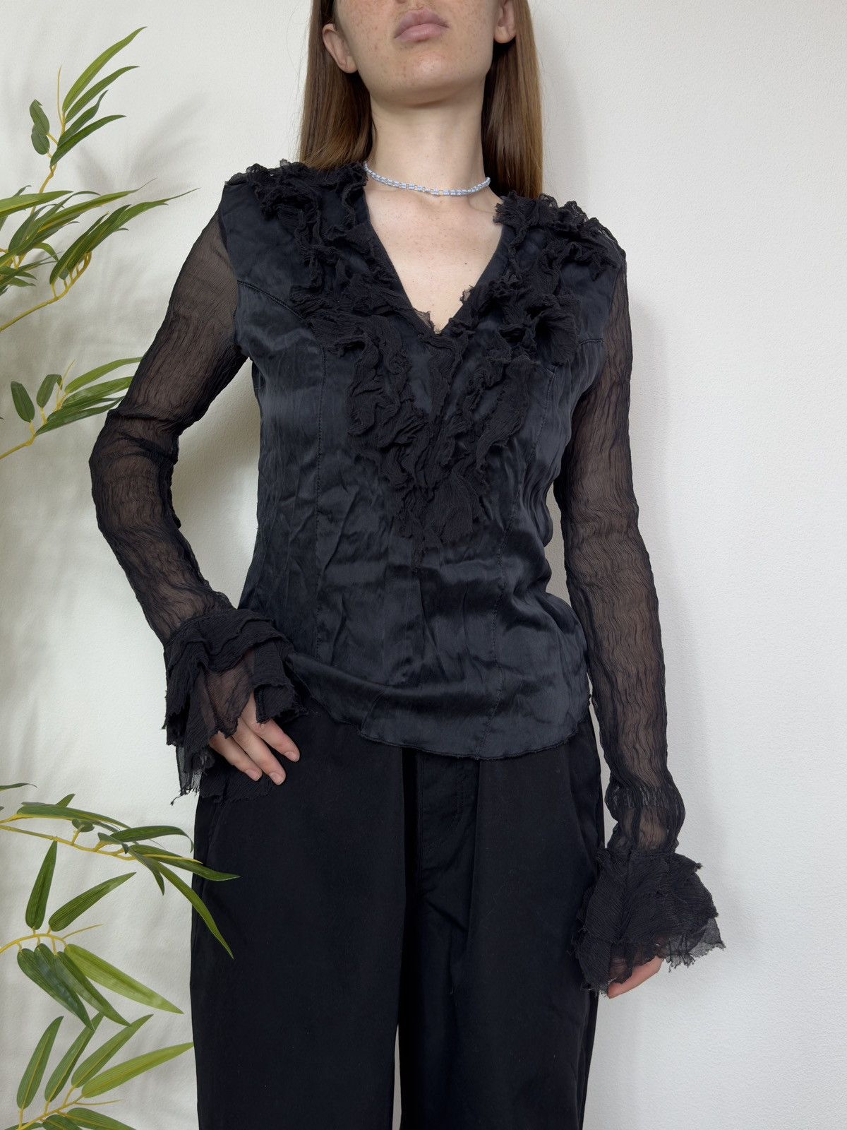 Avant Garde × Streetwear × Vintage VINTAGE PATRIZIA ZETA 2000s MESH ...