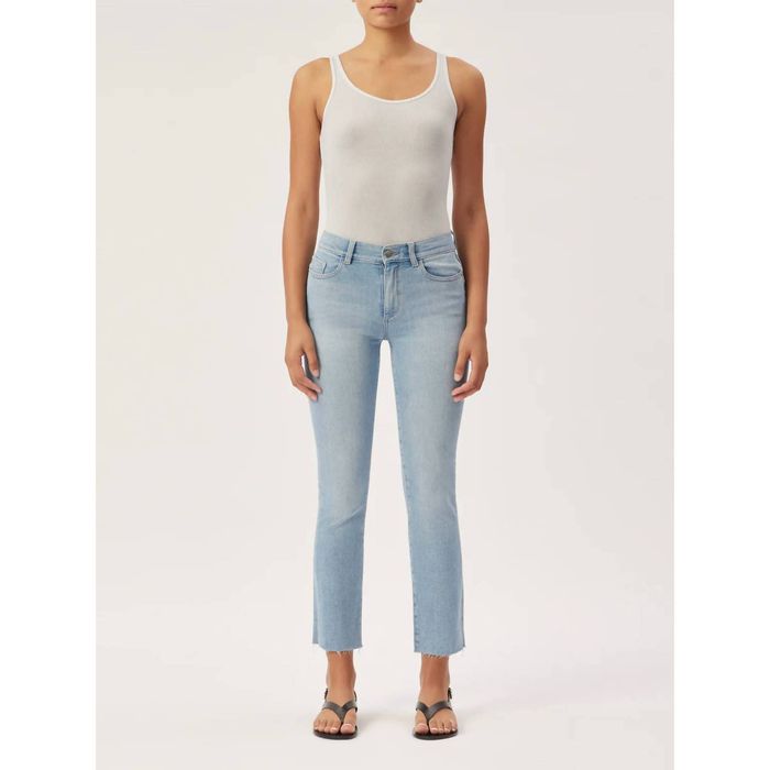 Dl1961 Mara Straight Instasculpt Jeans In Blue Bay | Grailed