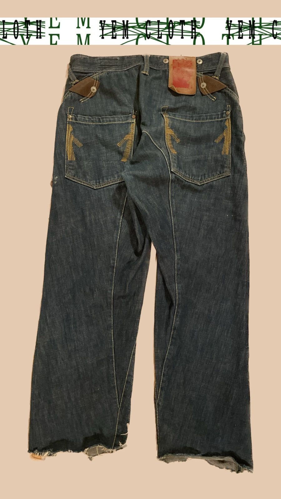 Distressed Denim × Italian Designers × Japanese Brand ijin RARE Jeans ...