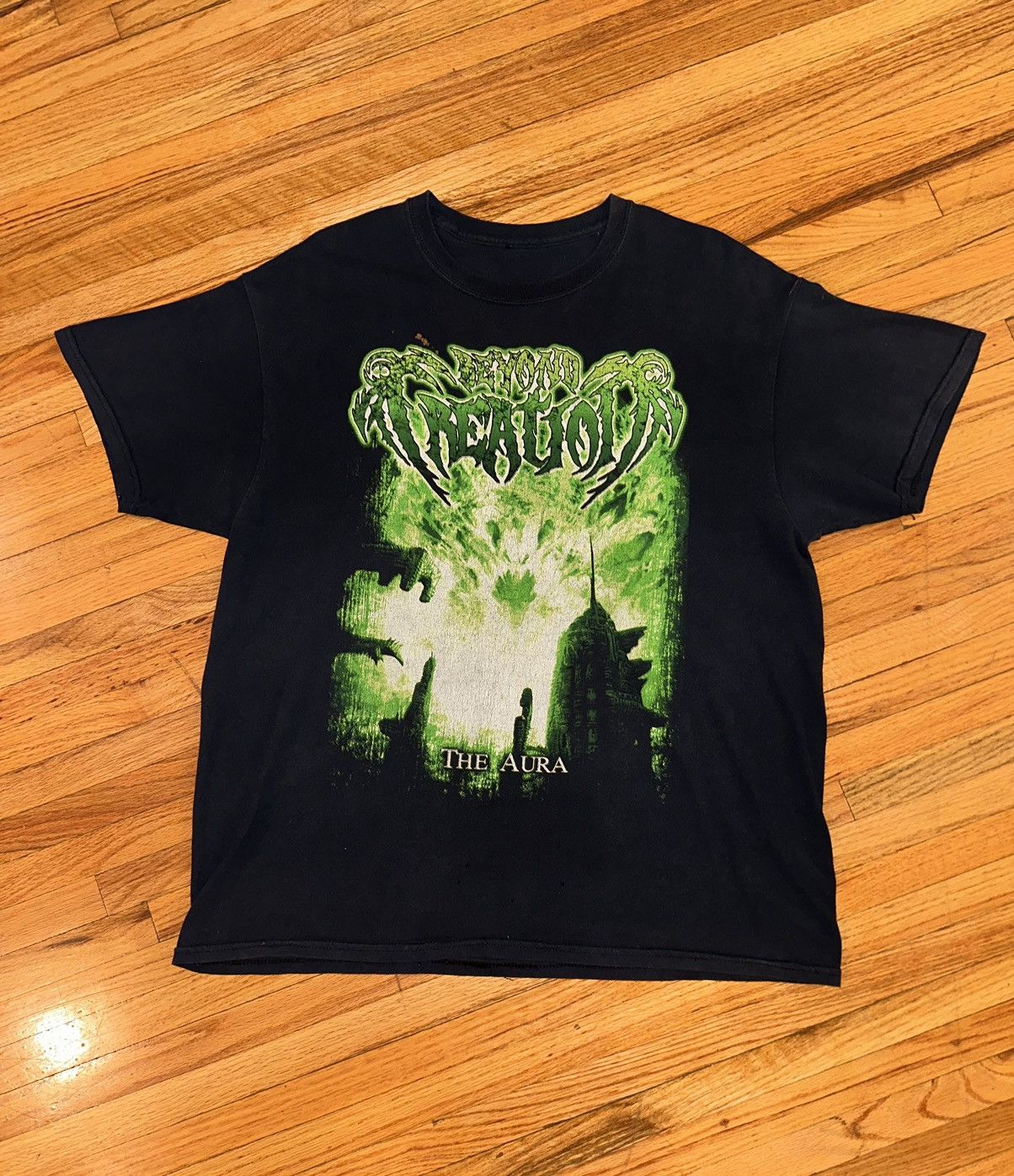 Gildan × Vintage Beyond Creation The Aura Metal Band T-Shirt | Grailed