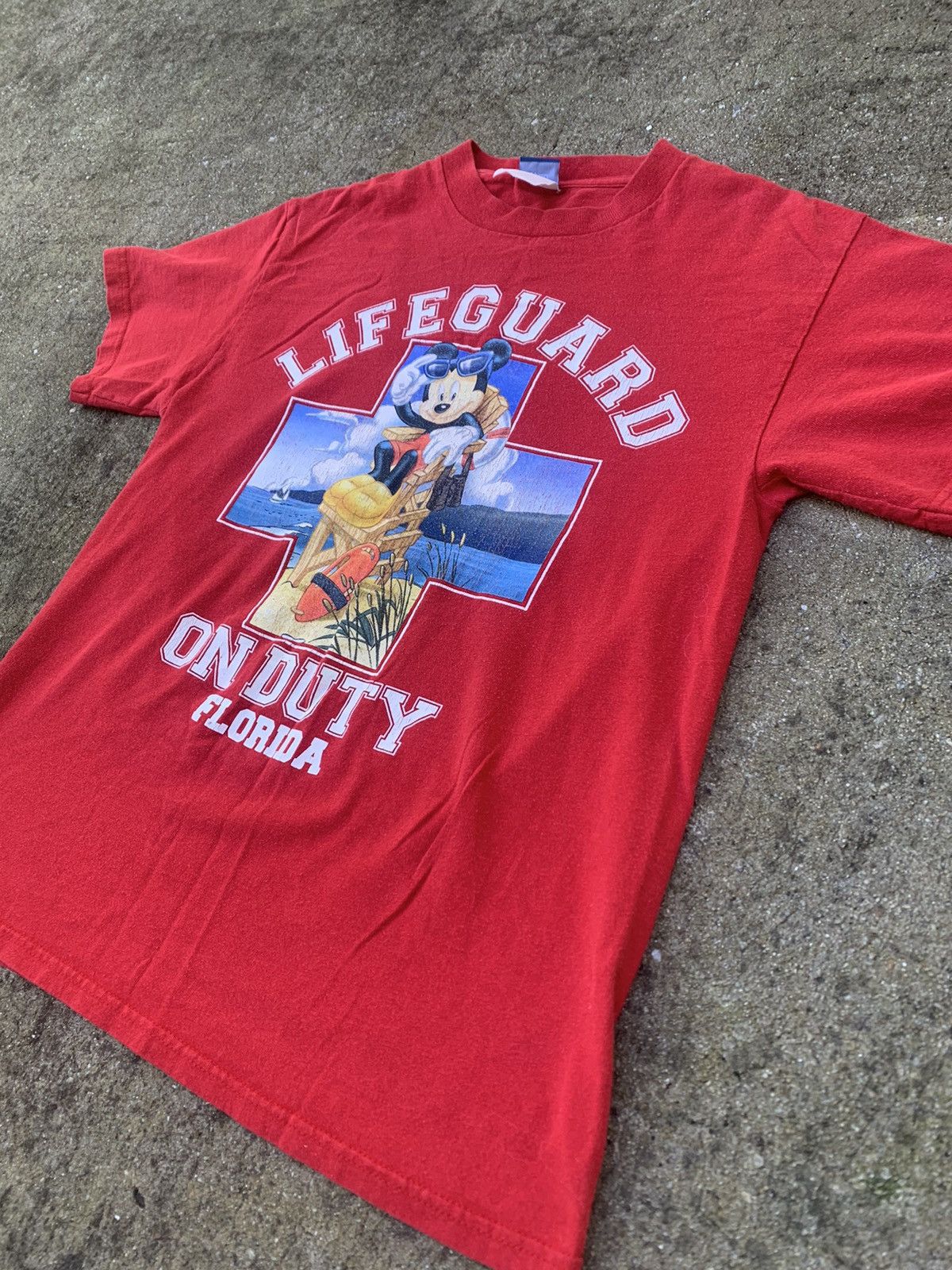 Vintage Vintage Disney Mickey Mouse Lifeguard T Shirt | Grailed