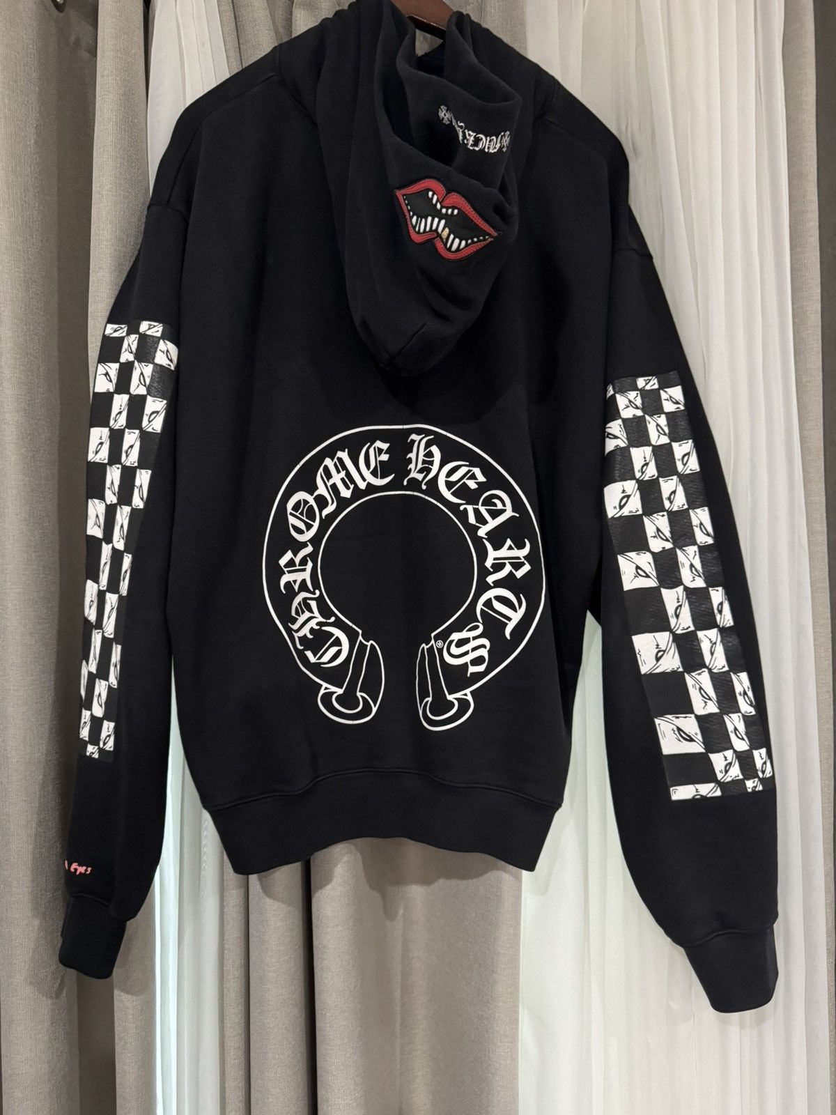 Chrome Hearts Chrome Hearts Matty Boy 99 Eyes Double Hoodie Leather ...