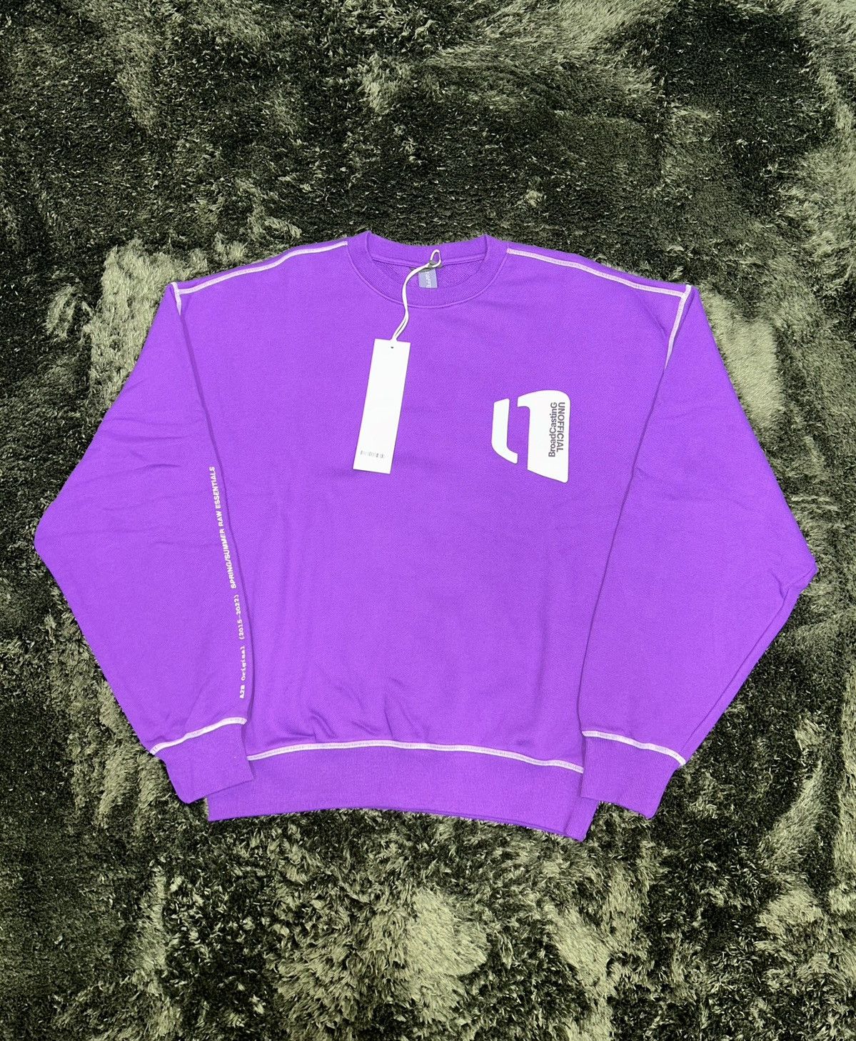 Eastlogue [M] unaffected (korean brand) logo oversized sweatshirts ...