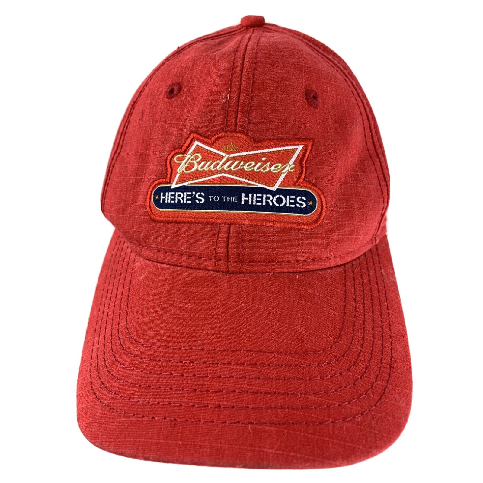 Budweiser Budweiser Here's To The Heroes Adjustable Adult Baseball Ball ...
