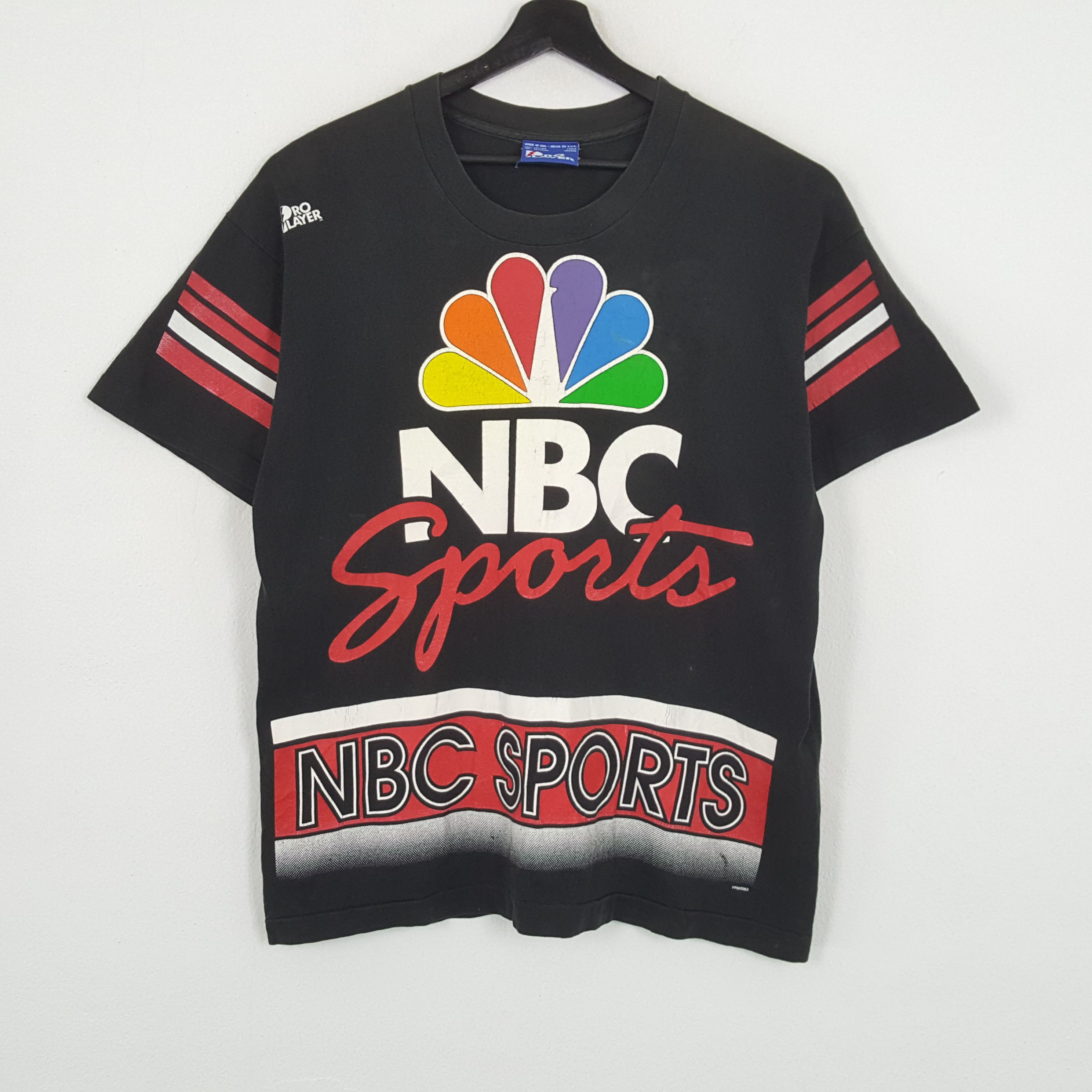 Pro Player × Sportswear × Vintage NBC SPORTS Vintage Tshirt Sports ...