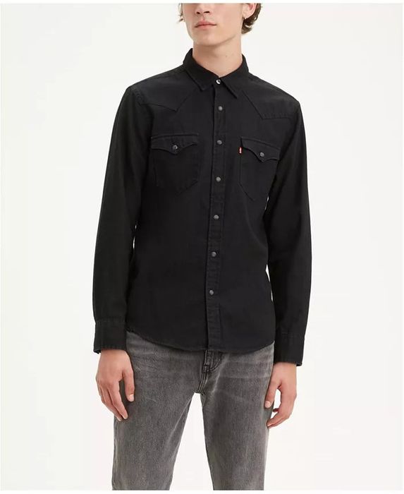 Levi's Levi's Black Denim Shirt - size M | Grailed