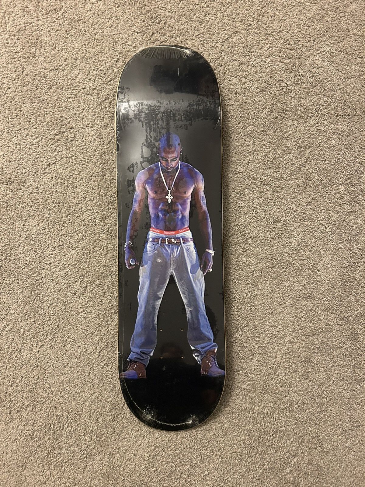 Designer × Streetwear × Supreme Supreme Tupac Hologram Skateboard Deck ...