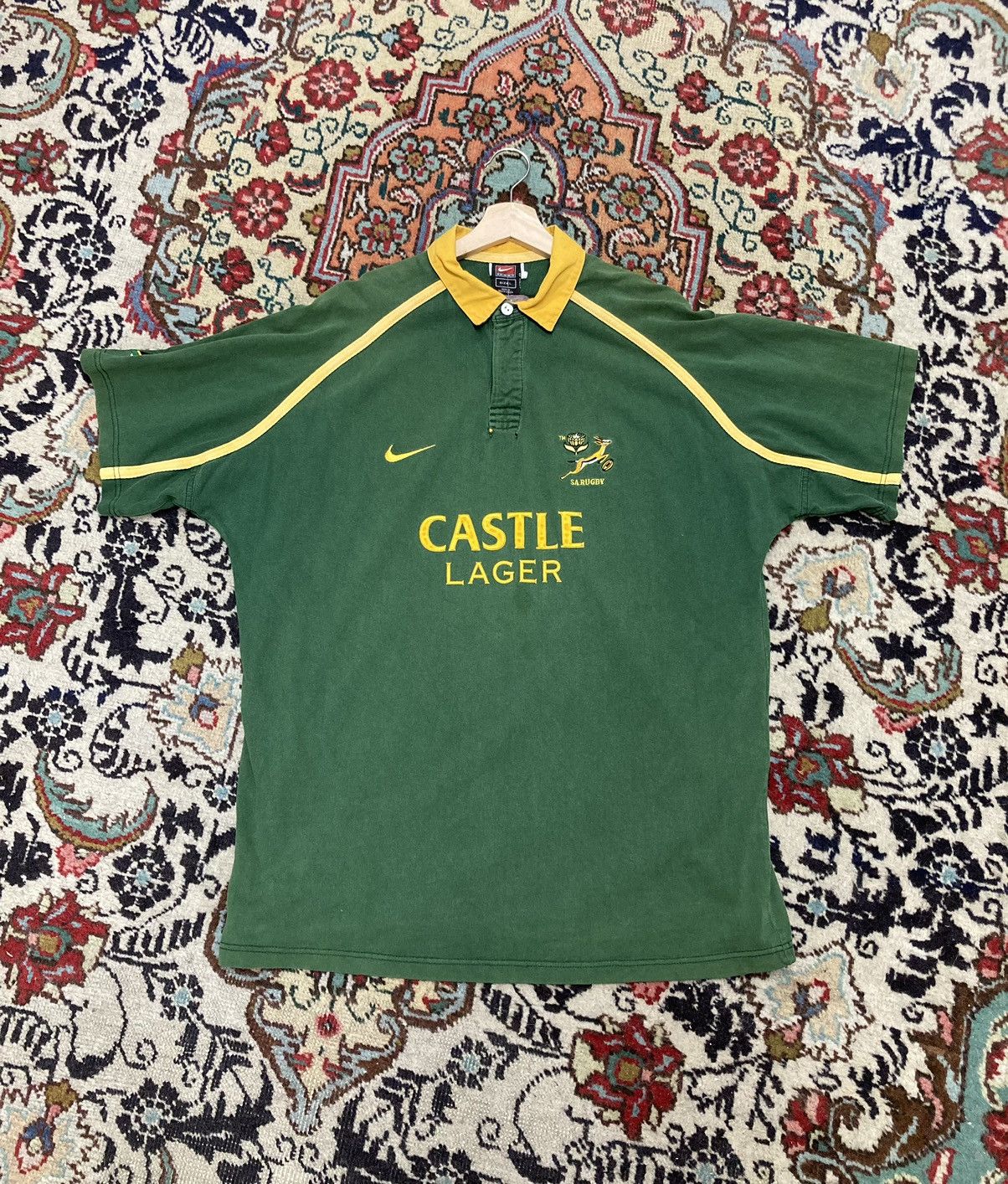 Jersey × Nike × Vintage Vintage 1990s South Africa Springboks Rugby ...