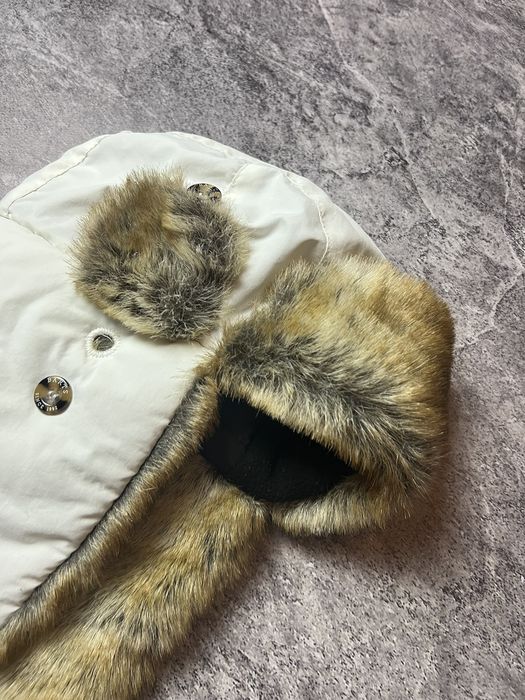 Vintage Y2K nylon faux fur fuzzy Japan Avant Garde USHANKA hat | Grailed