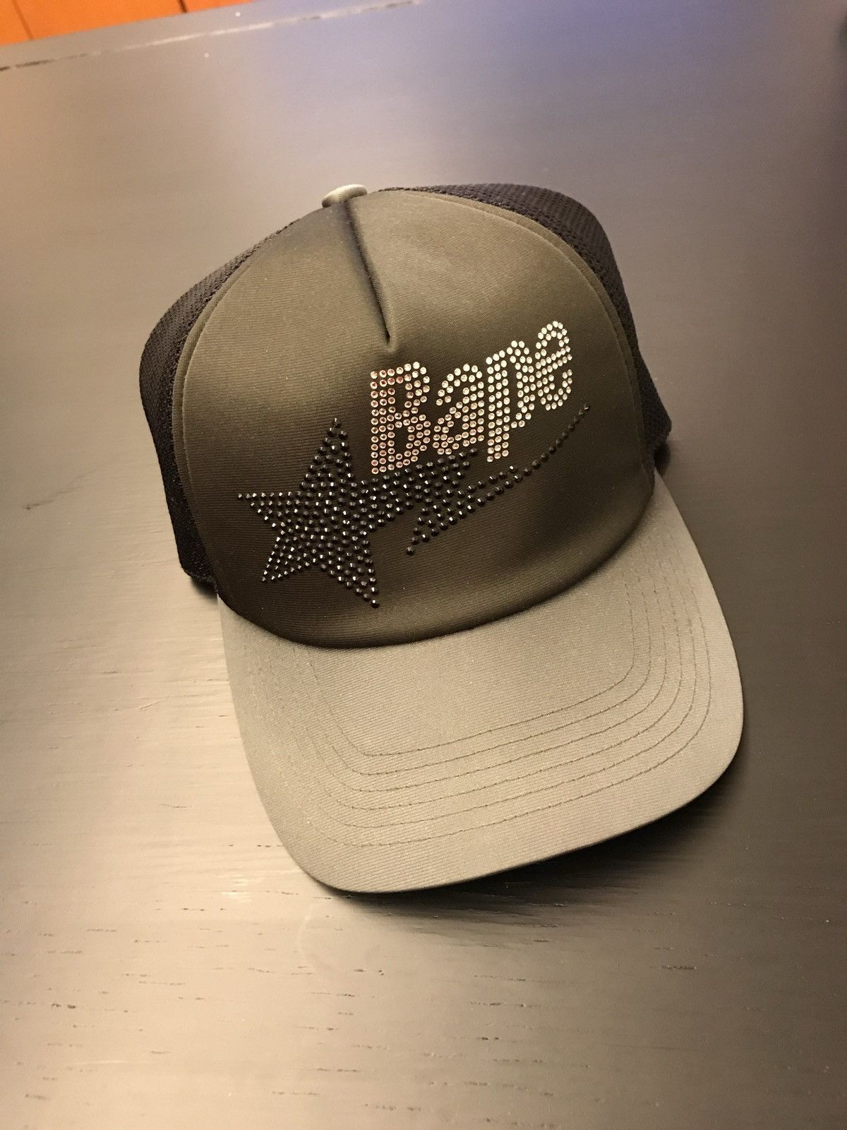 Bape Swarovski Bapesta Mesh Cap | Grailed