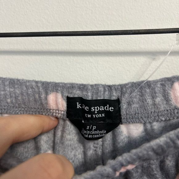 Kate Spade Kate Spade Grey & Pink Fleece Pyjama Set | Grailed