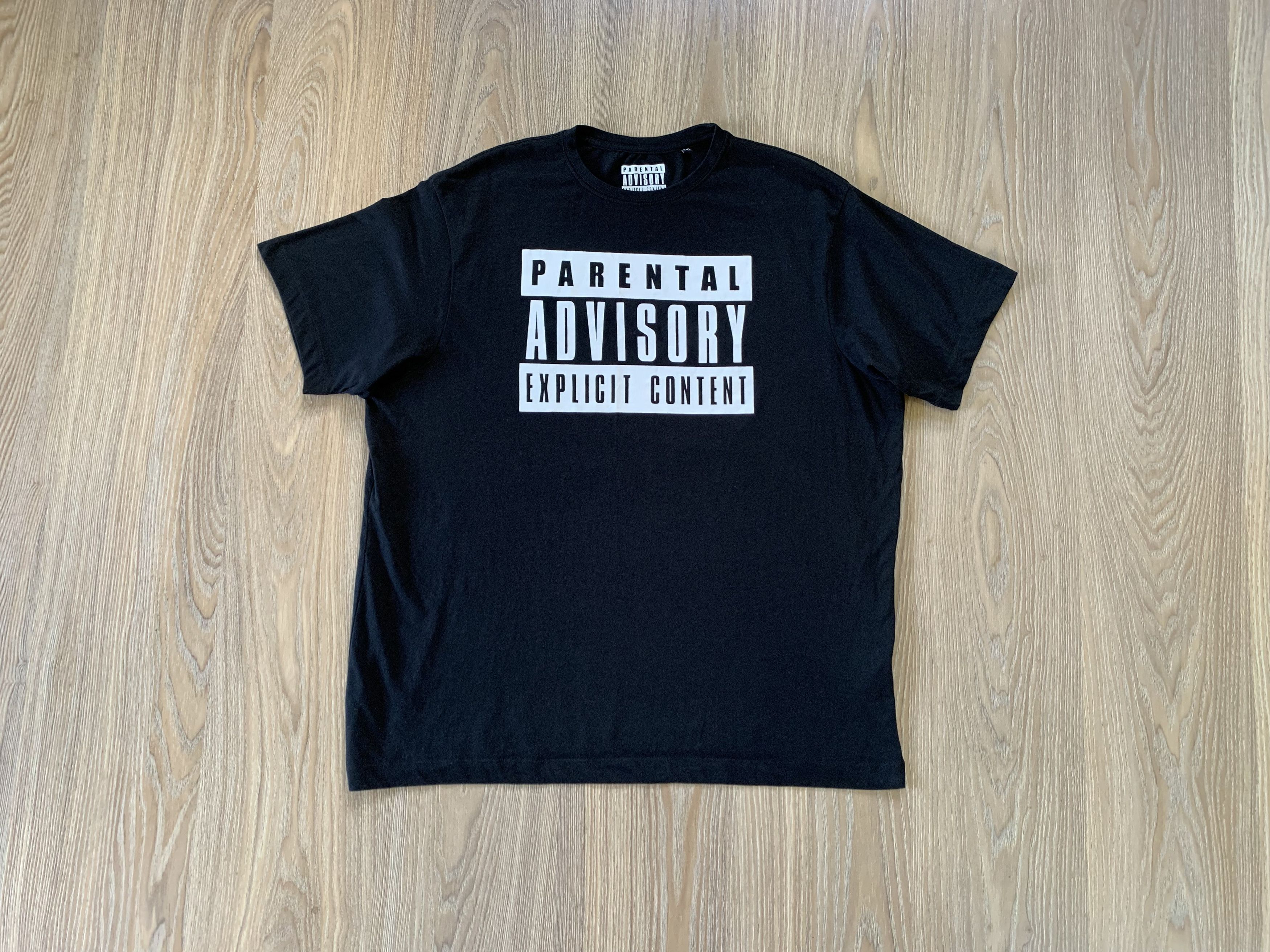 Streetwear Parental Advisory Explicit Content T Shirt | Grailed