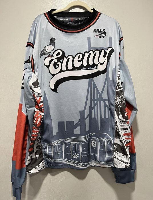 Streetwear ENEMY of the State x PIGEON SB jersey streetwear AUTHENTIC ...