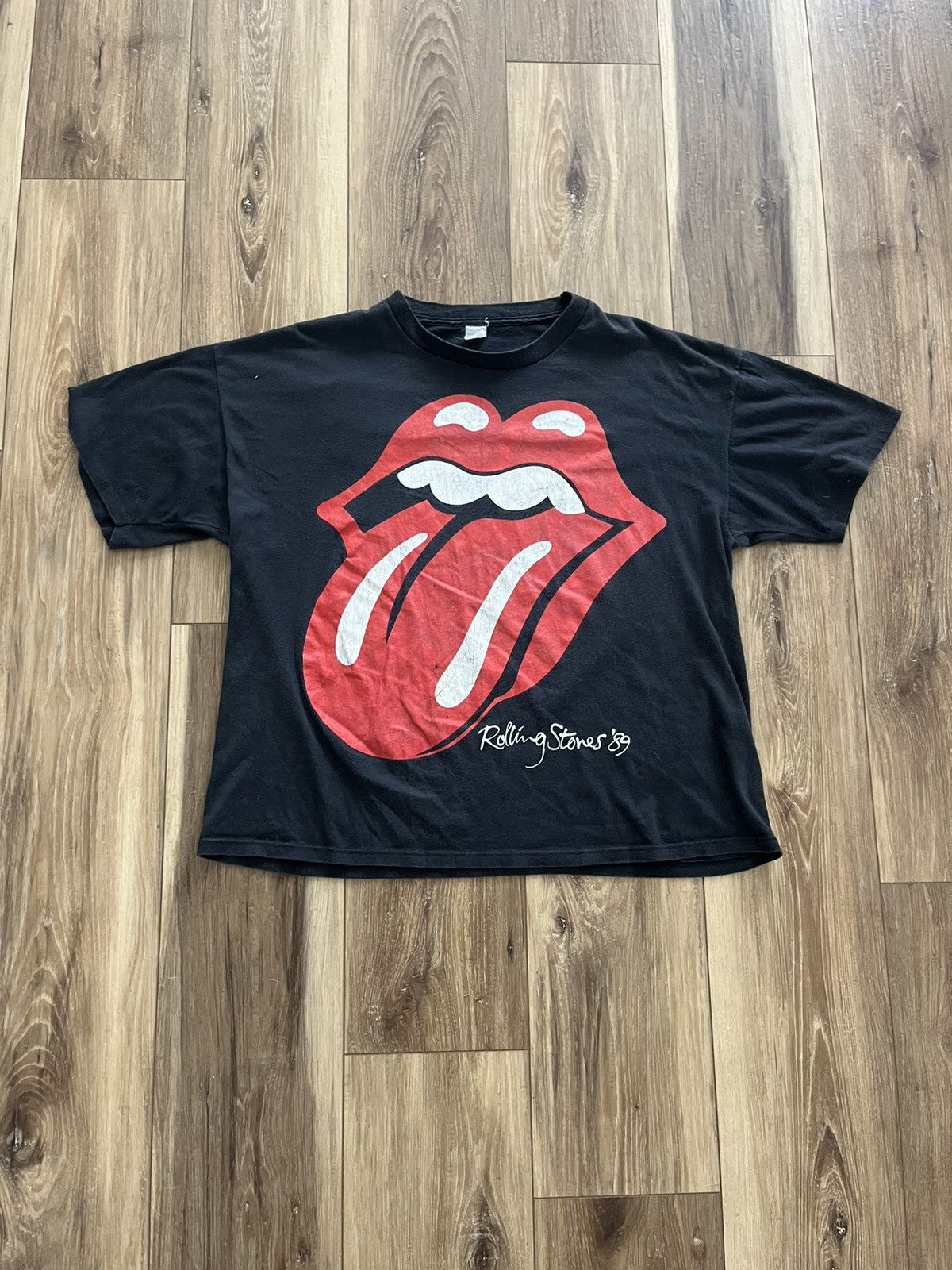 Vintage vintage 1989 rolling stones tour shirt | Grailed