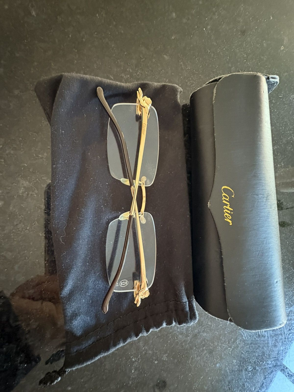 Cartier Cartier Panther Frames 18k gold | Grailed
