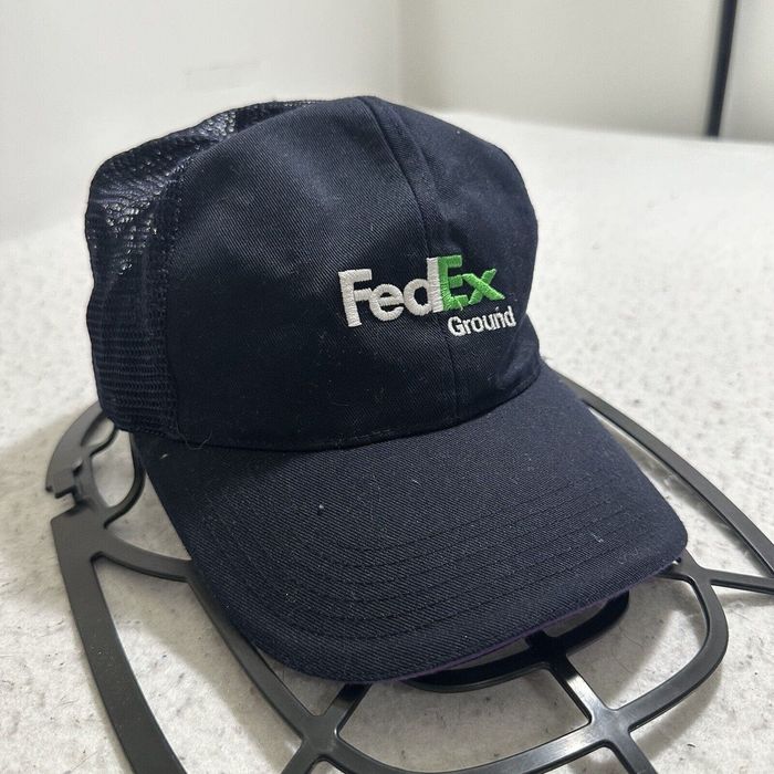 Other FedEx Ground Employee Baseball Hat Navy Blue Mesh Back | Grailed