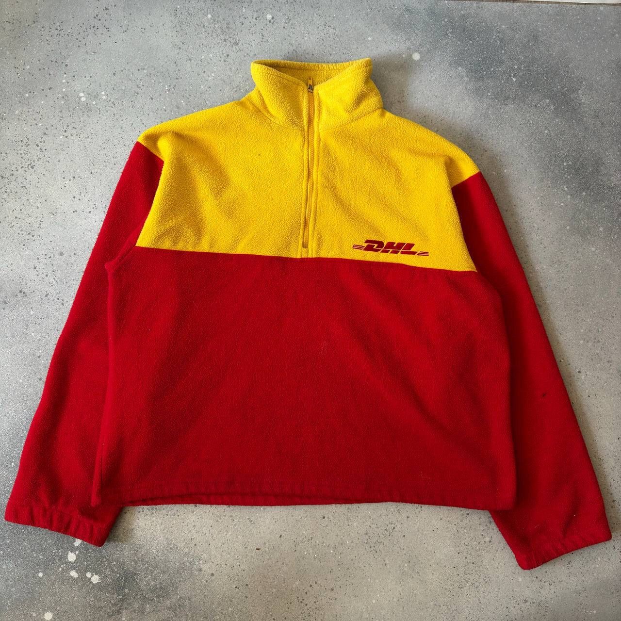 Dhl × Japanese Brand × Vintage DHL Express Vintage Fleece Sweatshirt ...