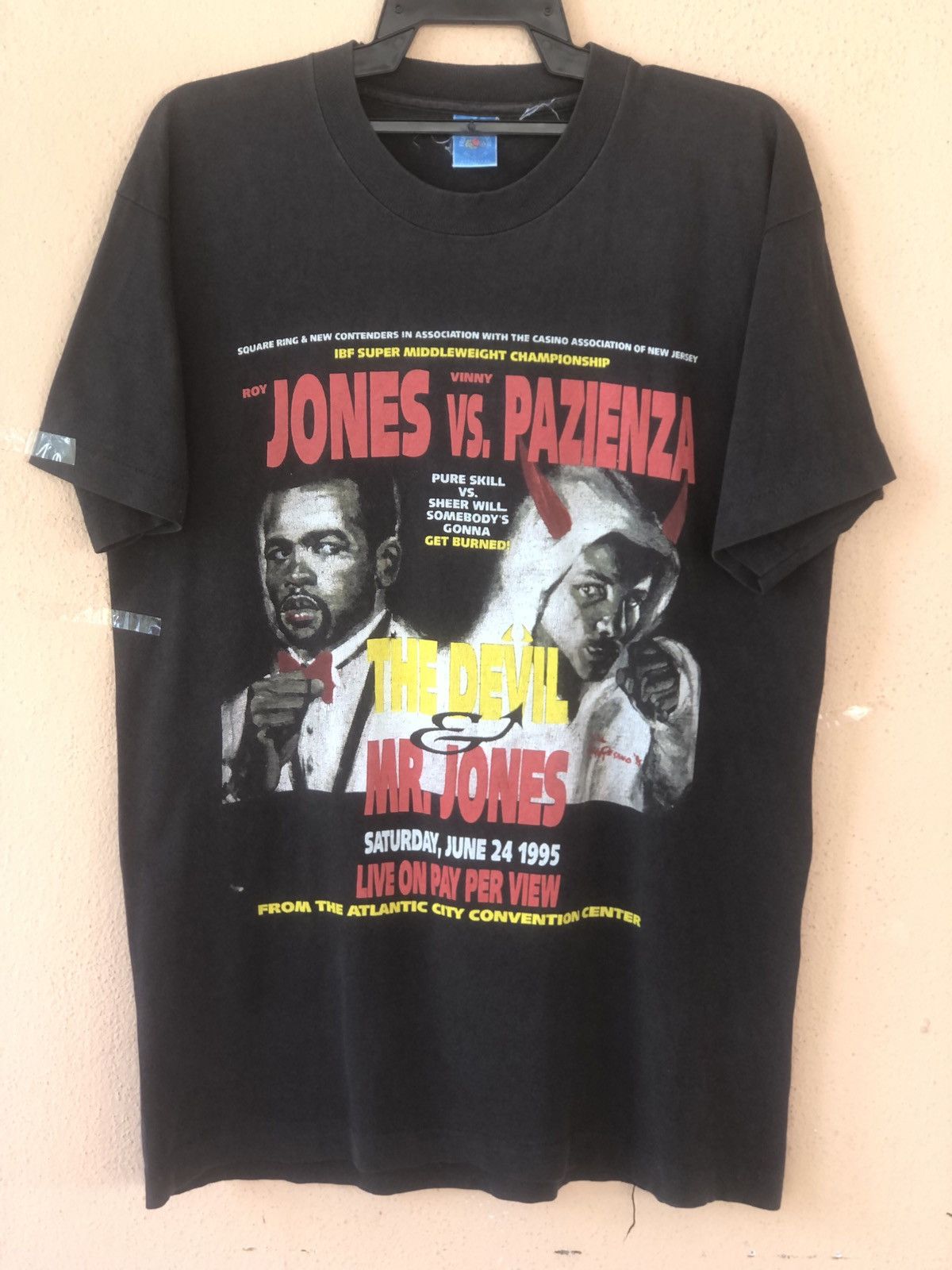1990x Clothing × Very Rare × Vintage Vintage 90s Roy Jones Vs Vinny ...